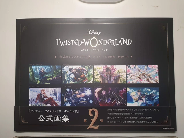 DISNEY TWISTED WONDERLAND Official Visual Book Vol.2 Card Art Line Collection £40.00 - PicClick UK