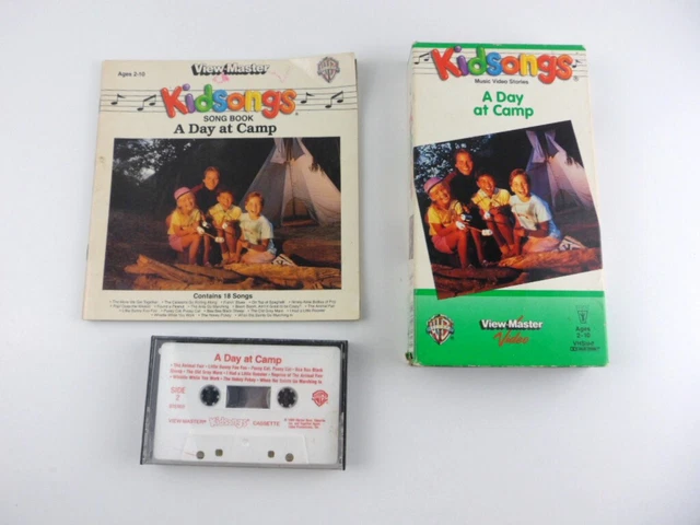 VHS KIDSONGS A Day At Camp (VHS, 1990) View-Master Video HI FI EUR 14 ...