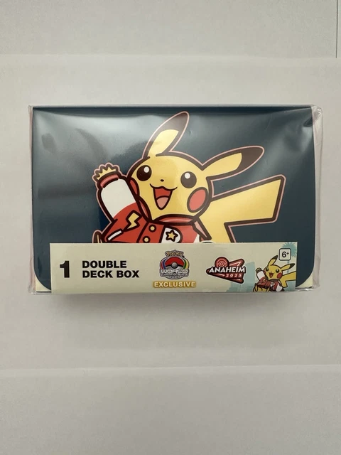 NEW 2025 WORLD Championships Anaheim Pokemon Tcg Double Deck Box Meowth ...