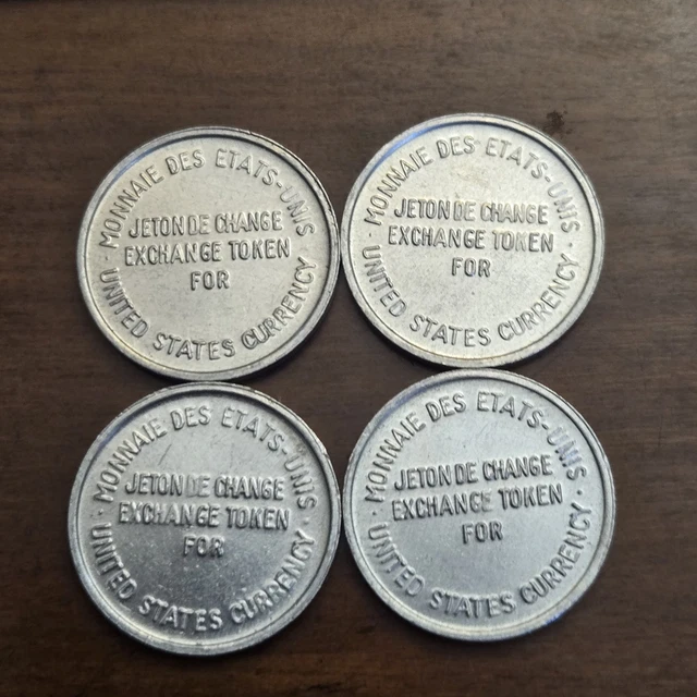 1967 MONTREAL EXPO , United States Currency Exchange Token LOT OF 4 ...