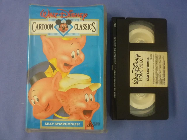 WALT DISNEY CARTOON Classics Silly Symphonies VHS Clamshell EUR 11,04 ...