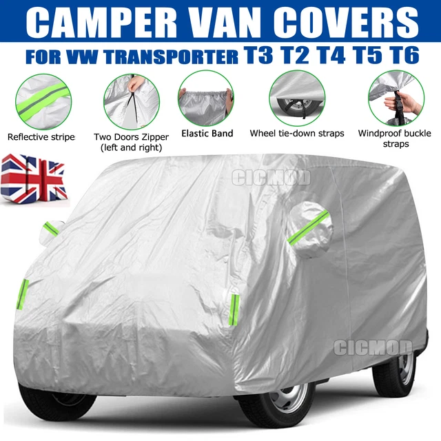 FOR VW TRANSPORTER T4 T5 T6 T3 T2 Camper Van Full Cover Heavy Duty UV ...
