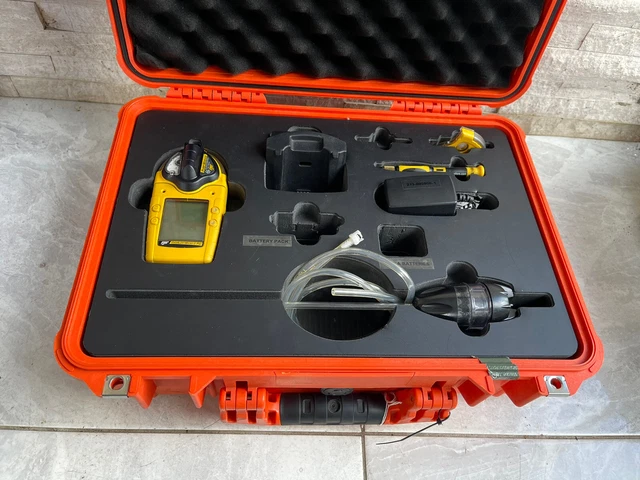 BW GAS ALERT Micro 5 PID Multi Gas Detector With Accessories In Pelican ...