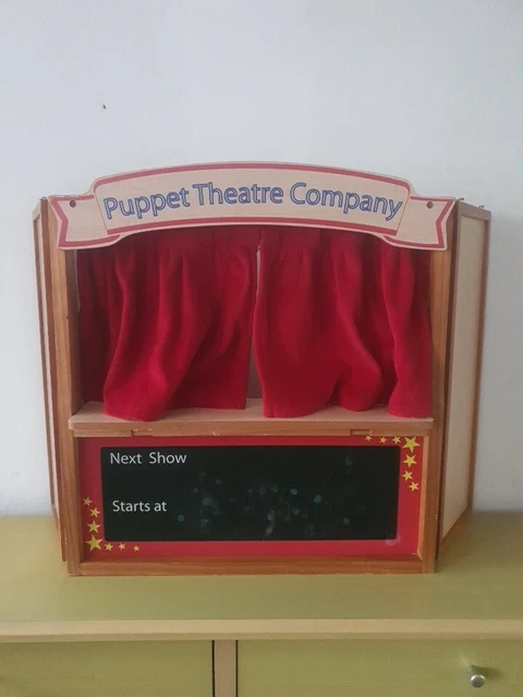 ELC PUPPET THEATRE Company - Wooden Foldable Playset - Vintage Rare £35 ...
