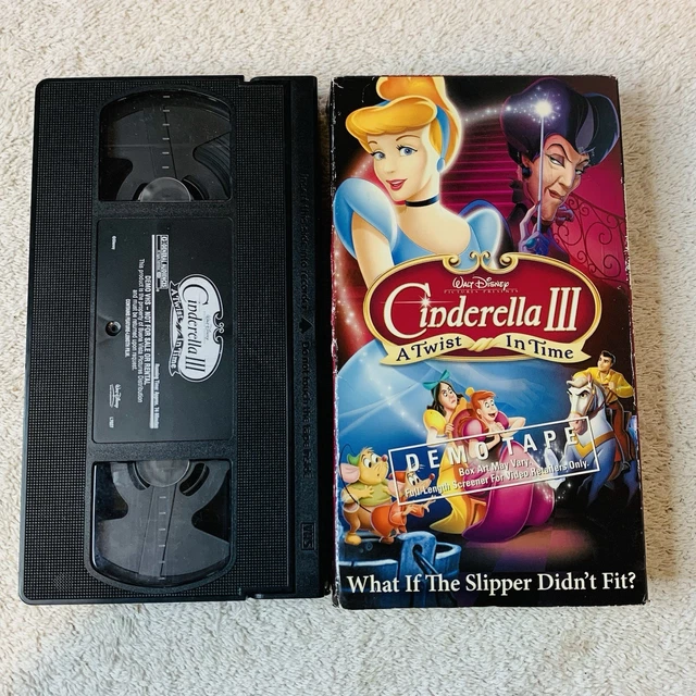 CINDERELLA III: A Twist in Time VHS Demo Screener Video Tape Disney ...