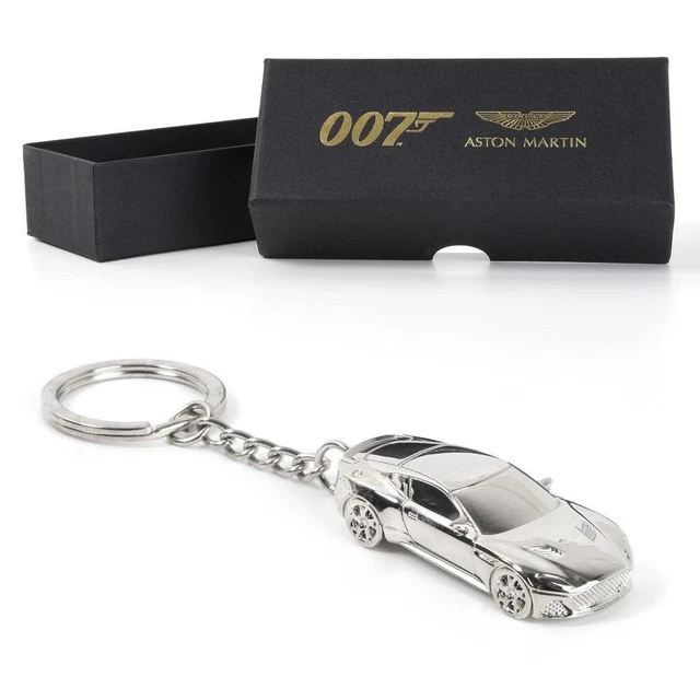 NEW~ 007 JAMES BOND Aston Martin DBS Keychain Keyring Silver $55.00 ...