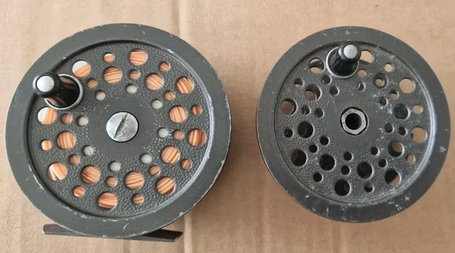 VINTAGE SHAKESPEARE 3.5& Super Condex Trout Fly Reel Loaded With ...