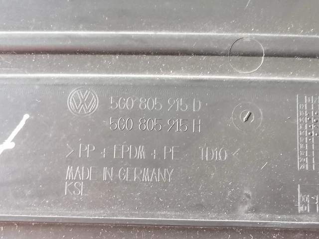 VW GOLF MK7 2013-2017 Front Bumper Lower Lip Spoiler Genuine 5G0805915 ...