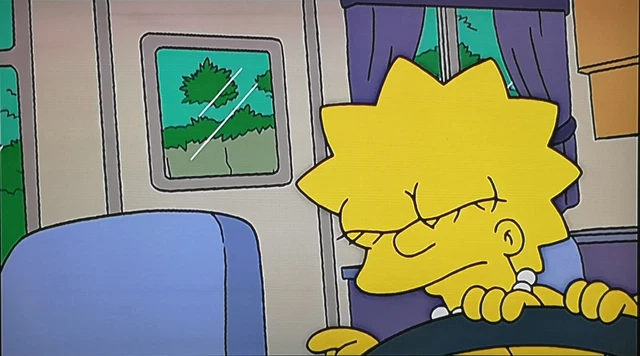 LISA SIMPSON DRAWING Cel Production Art Animation Series Original ...