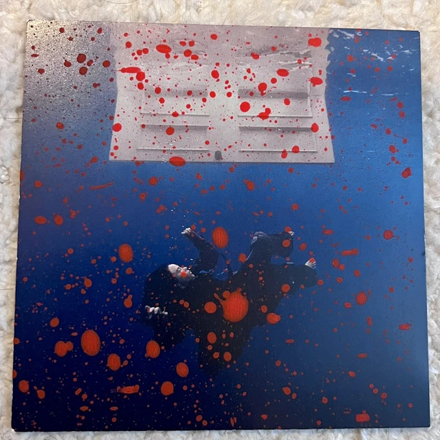 BILLIE EILISH HIT ME HARD AND SOFT UNIQUE SPLATTER PAINT CD Opened IN ...