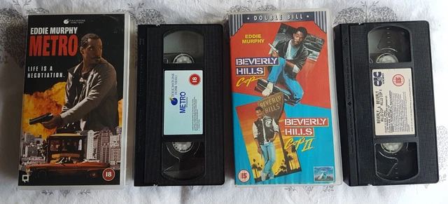 METRO - EDDIE Murphy + BEVERLY HILLS COP 1 + 2 - Judge Reinhold (VHS) £ ...