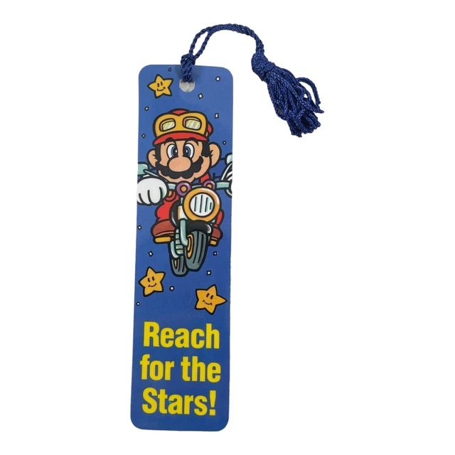 OFFICIAL NINTENDO BOOKMARK Super Mario Bros 1989 RARE Antioch ...