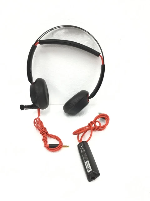 PLANTRONICS POLY BLACKWIRE C5220T USB Stereo Headset MSIP-REM-PLT-C5200 ...