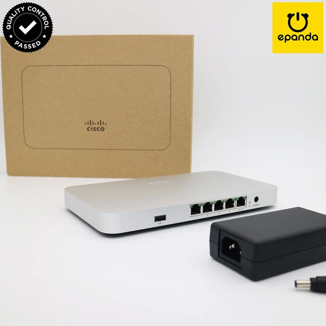 CISCO MERAKI MX64 Cloud-Managed Security Appliance Firewall - UNCLAIMED ...