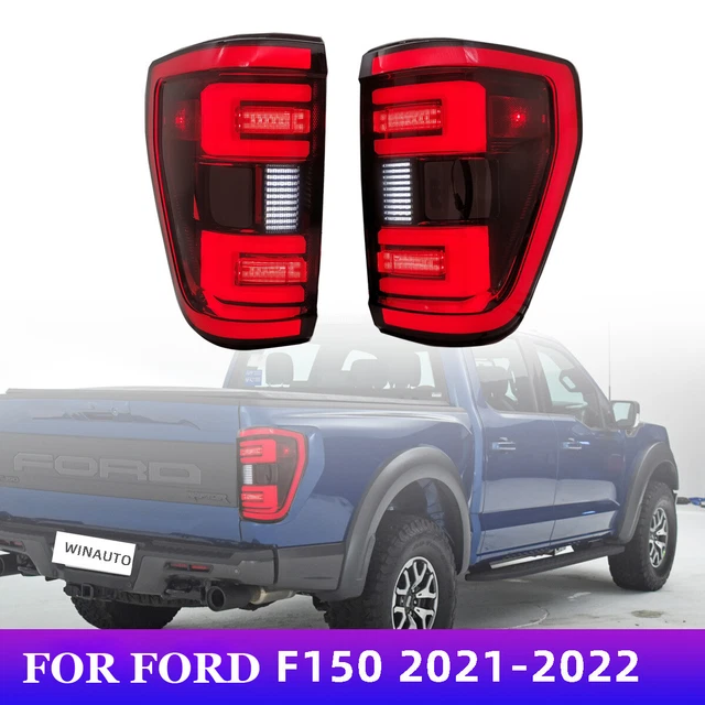 SMOKED LED TAIL Lights For 2021 2022 2023 Ford F150 F-150 With Blind ...