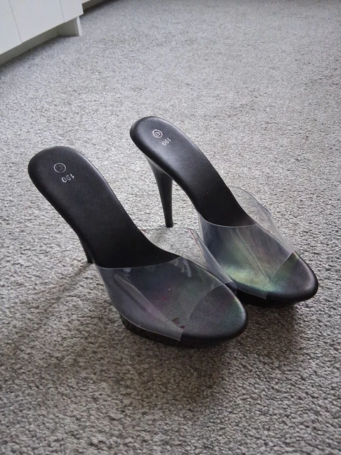USED STRIPPER HEELS Size 7 £10.78 - PicClick UK