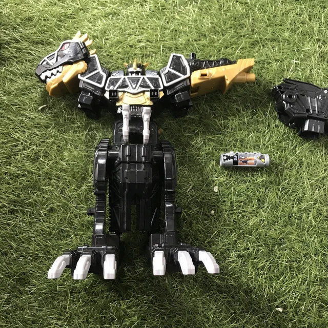 POWER RANGERS DINO Charge Black Deinosuchus Megazord Attachment + No 12 ...