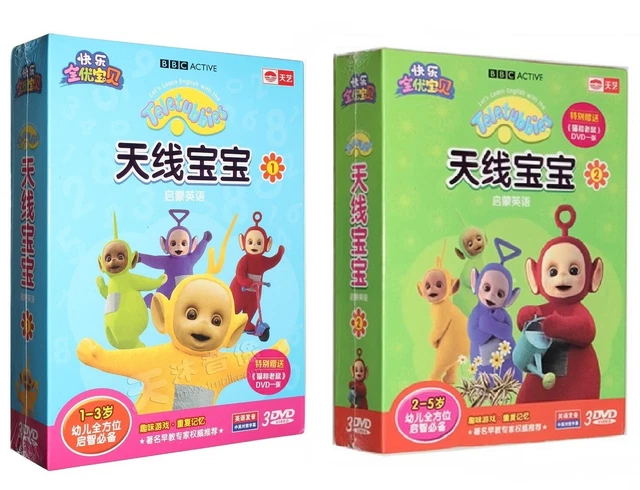 BIG AND SMALL learn English teletubbies collection 6 dvd box set baby ...