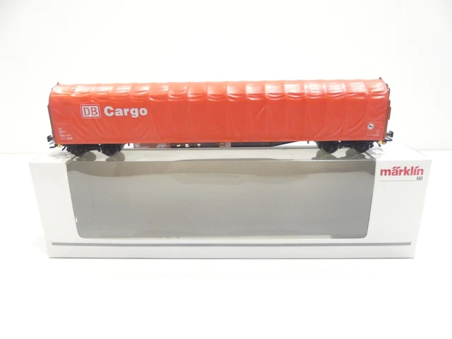 MÄRKLIN H0 47002 Schiebeplanenwagen Rils der DB Cargo in OVP G4516 EUR ...