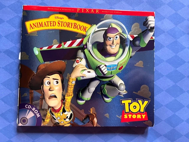 DISNEY'S TOY STORY Animated StoryBook (Windows/Mac, 1996) PIXAR CD-ROM ...
