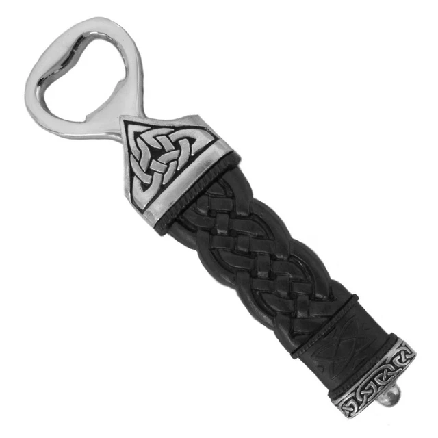 GLEN ESK SAFETY Sgian Dubh/Sgian Brew Bottle Opener with Celtic Handle ...