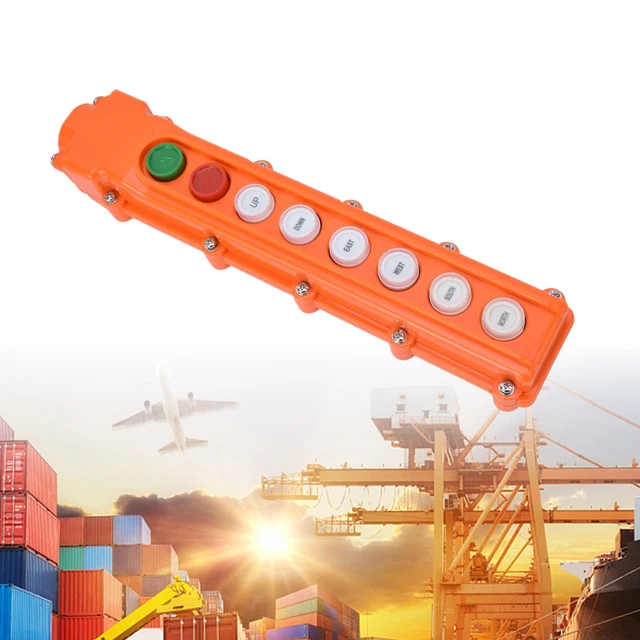 CRANE REMOTE CONTROL Hoist Switch Push Button Box Controller 220V/500V COB‑63A♡ £19.93 - PicClick UK
