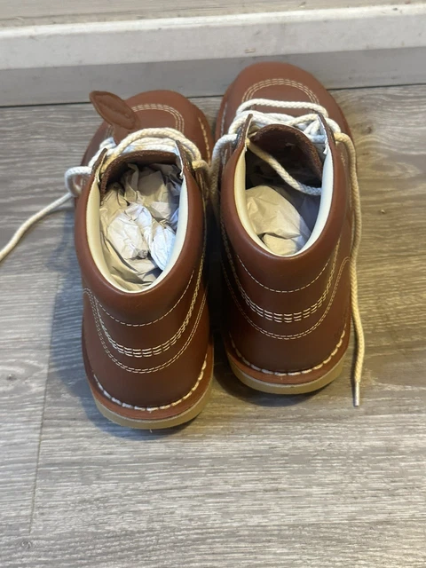 KICKERS KICK HI M Core women’s Brown Leather Ankle Boots Shoes Size UK ...