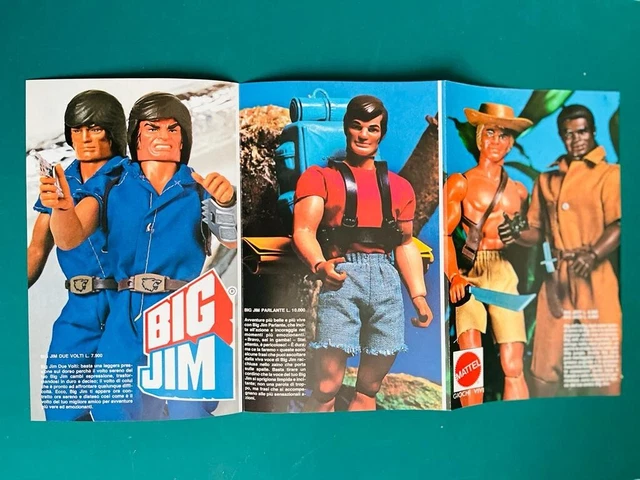 CATALOGO INSERTO MATTEL Big Jim Bigjim 13x18 cm Advertising Italy EUR ...