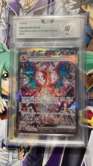 ACG 10 DRACAUFEU / CHARIZARD EX 134/108 SAR Korean Pokemon Card sv3 Ruler of the EUR 154,49 ...