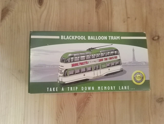 ATLAS 1:76 SCALE Blackpool Balloon Tram Diecast Model £8.99 - PicClick UK