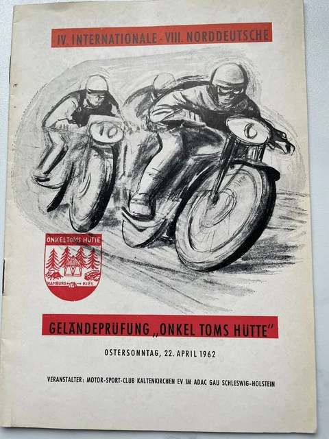 PROGRAMMHEFT GELÄNDEFAHRT ONKEL Toms Hütte Kaltenkirchen 1962 Rennprogramm EUR 5,00 - PicClick DE