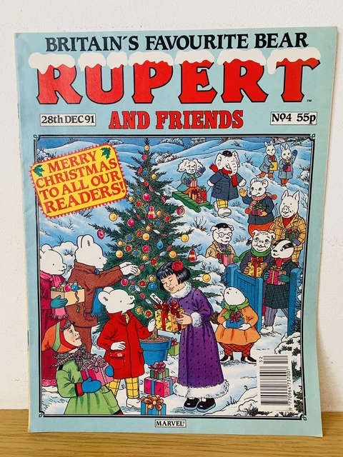 RUPERT AND FRIENDS comic #4 Dec 28th 1991 VF Rare £15.99 - PicClick UK