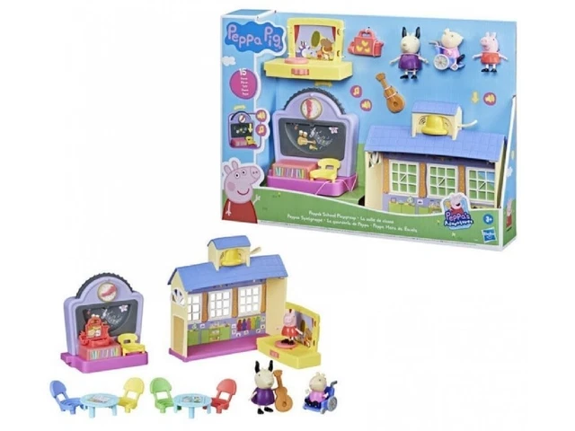 PEPPA PIG PEPPA’S Adventures Peppa's School Playgroup Preschool Toy ...