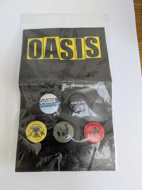 OASIS DON'T BELIEVE The Truth era 5 Pin Badge Set £16.13 - PicClick UK