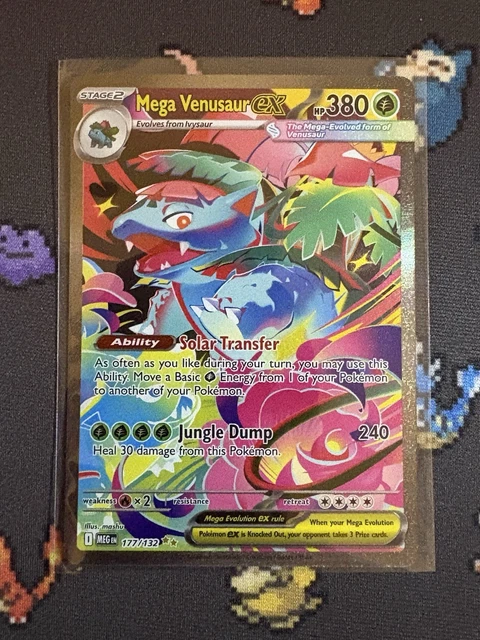 POKÉMON TCG MEGA Venusaur EX Mega Evolutions 177/132 £145.00 - PicClick UK