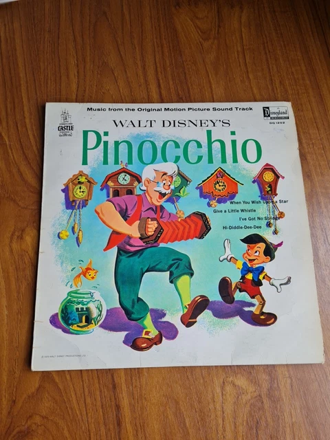 WALT DISNEY'S PINOCCHIO - Songs from the Film 1970 LP VINYL £8.99 ...