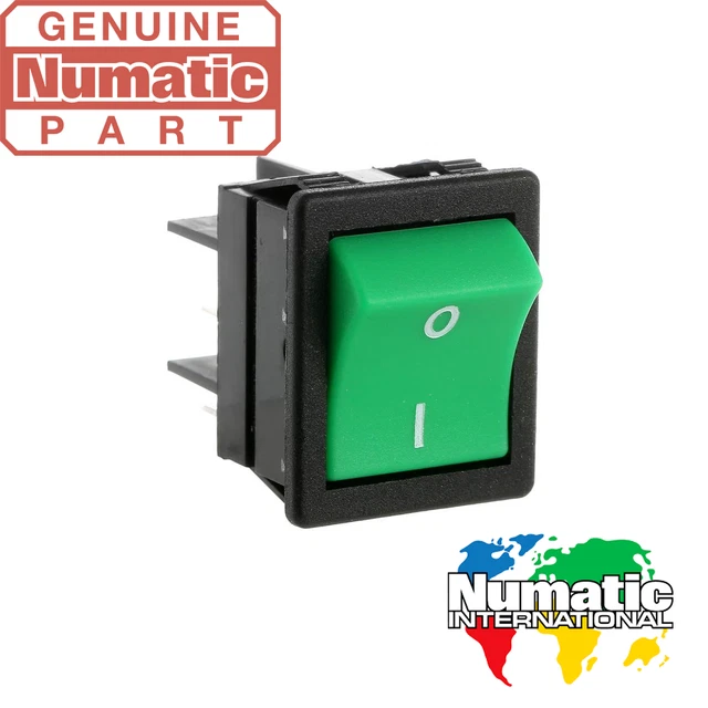 GREEN POWER TURN On/Off Button Switch for Numatic Henry Hoover Vacuum ...