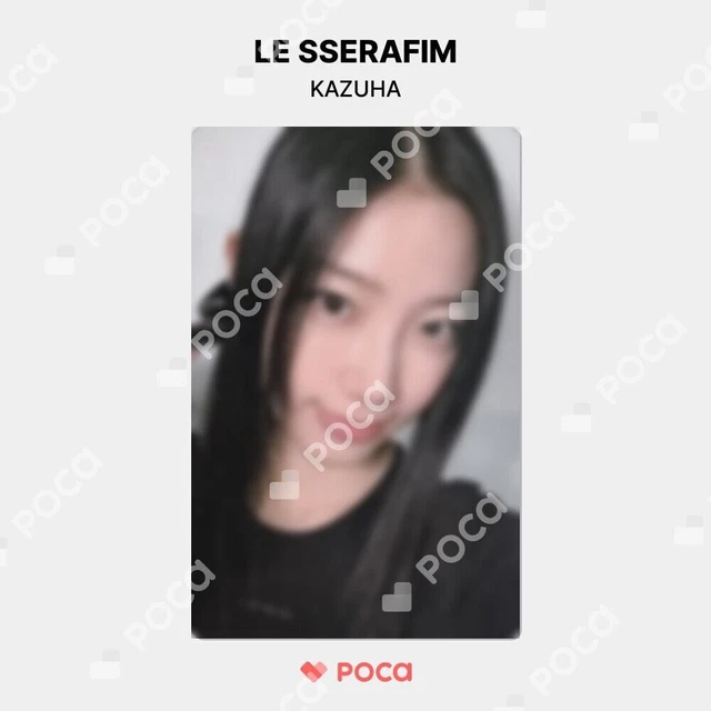 [LE SSERAFIM KAZUHA] Carte photo officielle du festival UNFORGIVEN KTOWN4U EUR 7,96 - PicClick FR