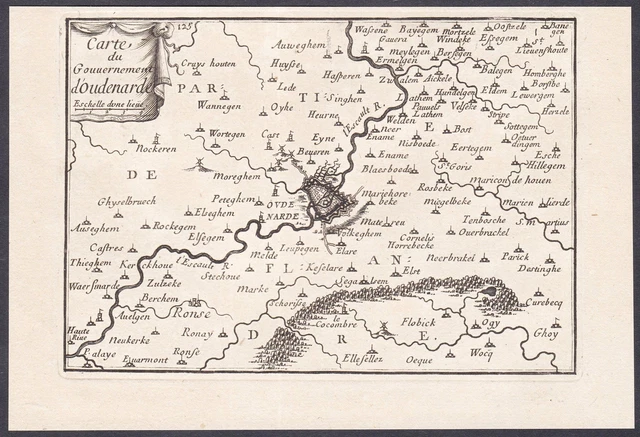 OUDENAARDE RONSE VLAANDEREN Fiandre Vlaanderen mappa mappa Beaulieu ...