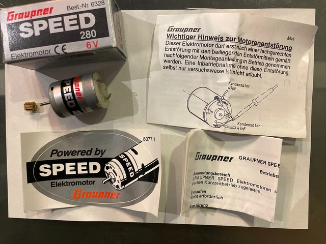 GRAUPNER SPEED 280 RC Motor x2 see description £17.99 - PicClick UK