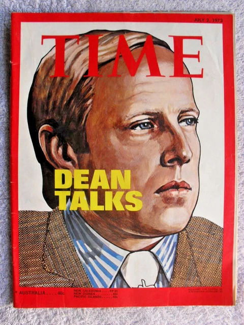 WATERGATE JOHN DEAN Nixon 1973 TIME Magazine USA Politics Scandal ...