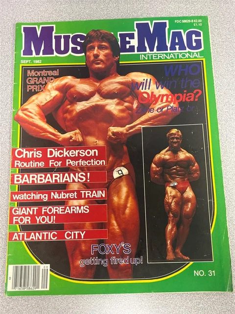 MUSCLEMAG BODYBUILDING MUSCLE magazine Mr Olympia FRANK ZANE 9-82 £9.99 ...