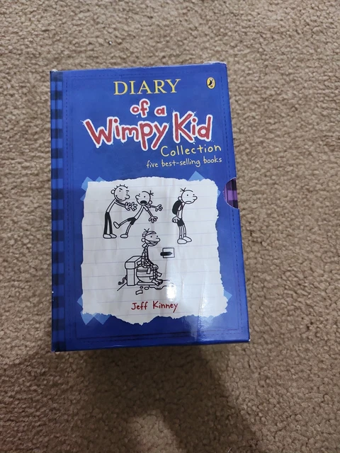 DIARY OF A WIMPY KID Jeff Kinney Bulk Book Bundle X 5 Collection Set ...