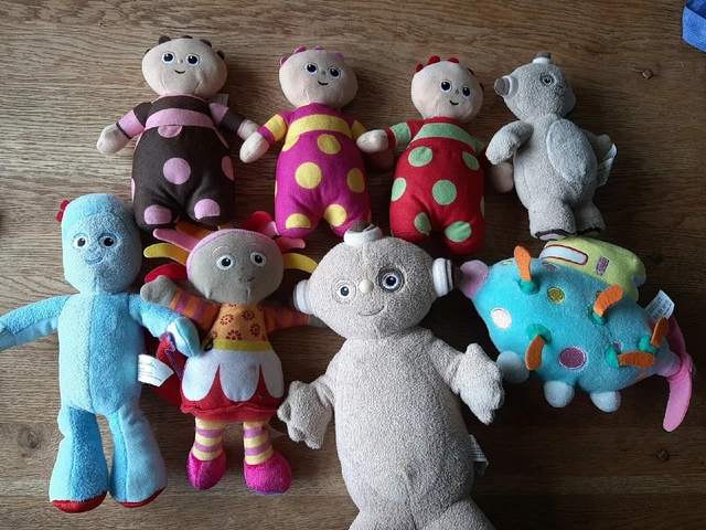 CBEEBIES IN THE Night Garden SET X8 Pinky Ponk plush Rare Vgc EUR 41,87 ...