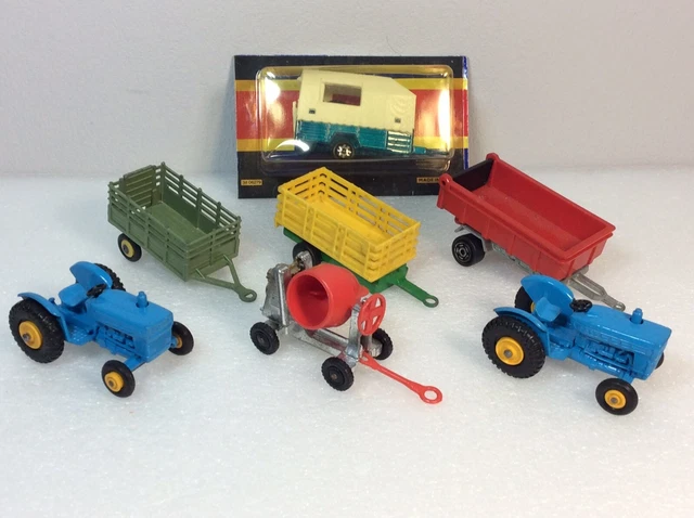 MATCHBOX TRACTORS CORGI Majorette Trailers Horse Box VG+ 1970/80’s EUR ...
