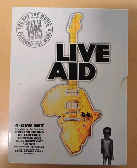LIVE AID (BOX Set) Wembley (DVD 2004) Complete £20.00 - PicClick UK