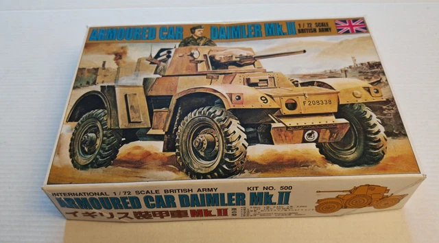 1/72 SCALE BRITISH Daimler Mk.II, Armoured Car model kit. No.06 £5.96 ...