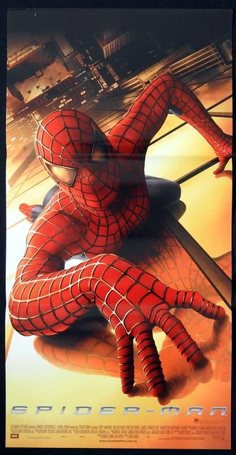 SPIDER-MAN ORIGINAL DAYBILL Movie poster Tobey Maguire Sam Raimi Marvel ...