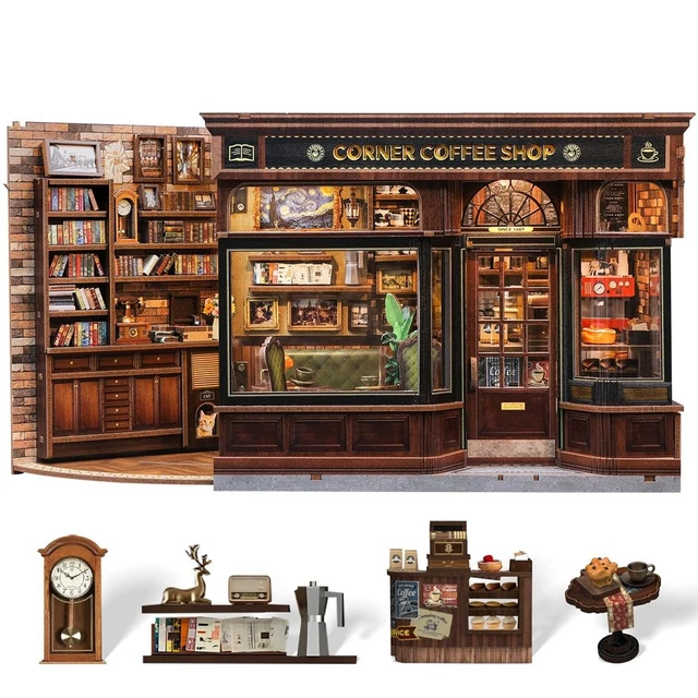 ROLIFE DIY DOLL House Kit With Furniture Miniature 3D Model Wooden ...