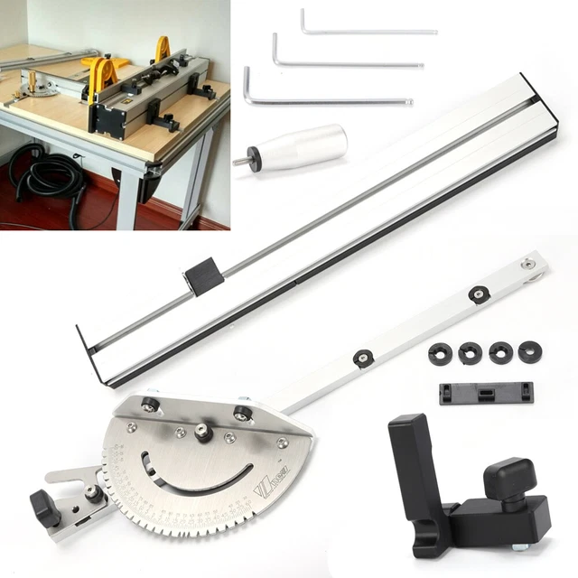 MITER GAUGE ANGLE Stop Table Saw Router With Track Stop Saw Accessories ...